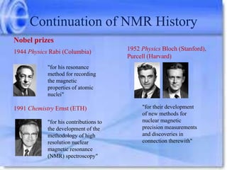 Nuclear Magnetic Resonance Spectroscopy | PPTX