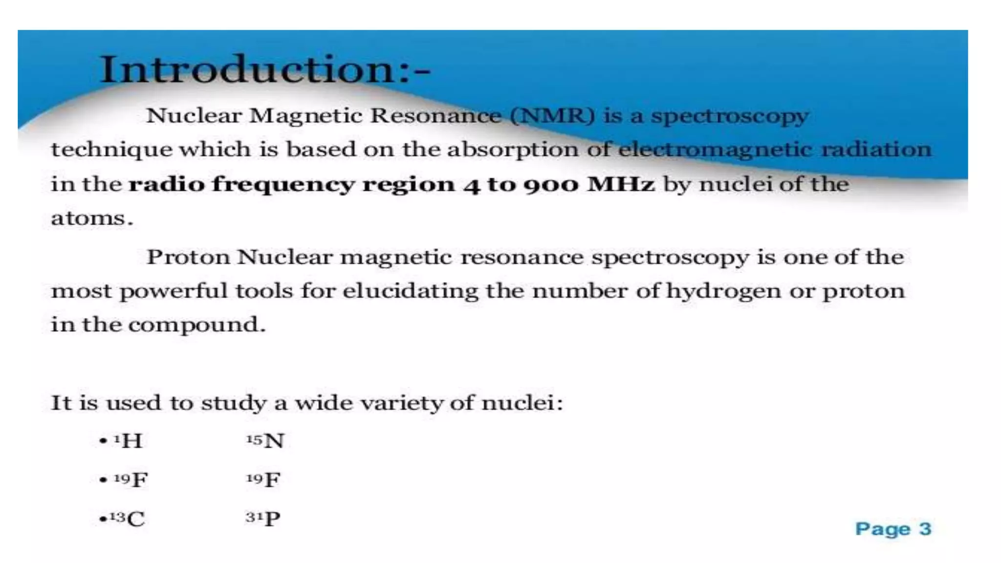 Nuclear magnetic resonanace | PPT