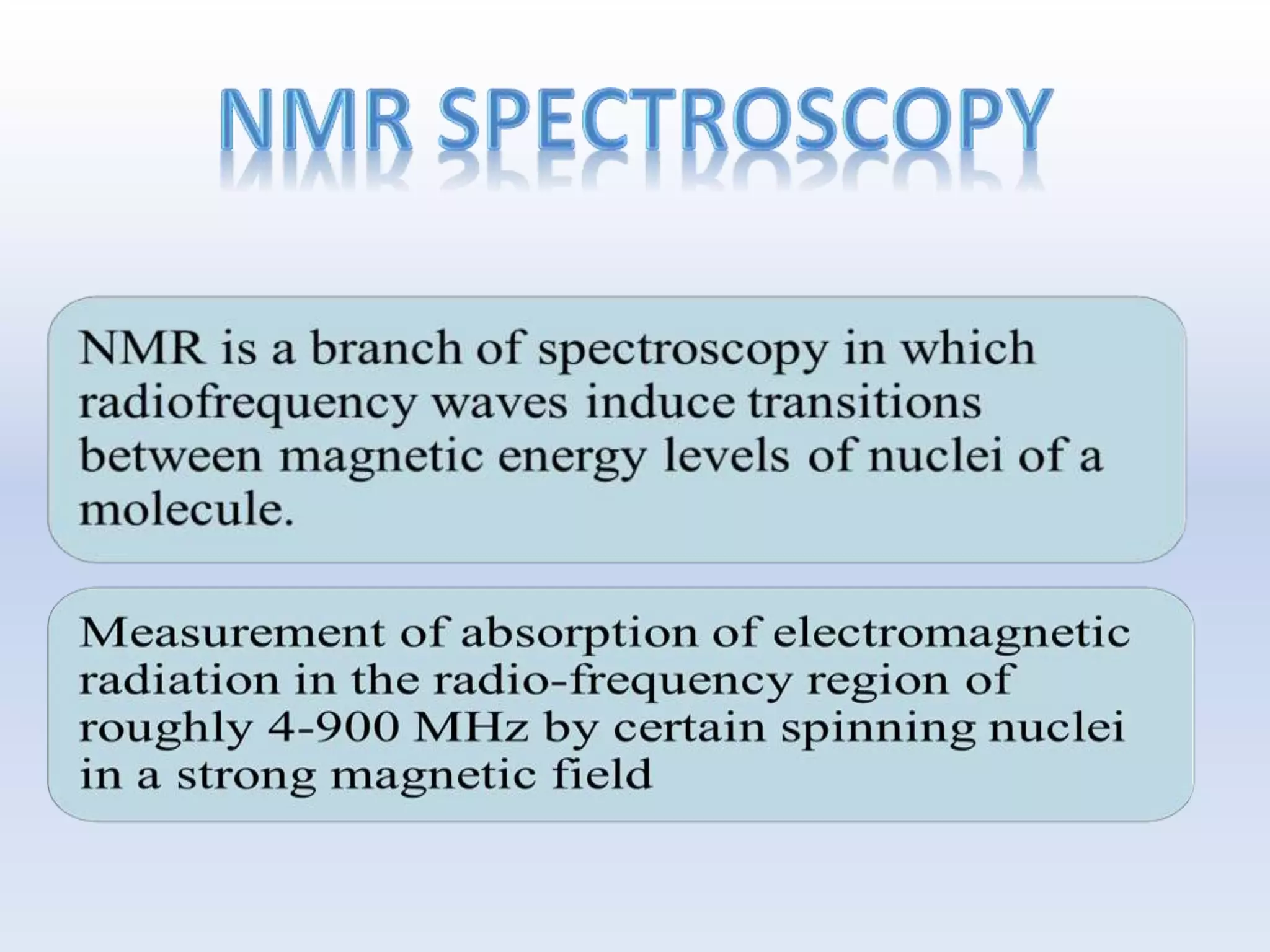 Basic NMR | PDF