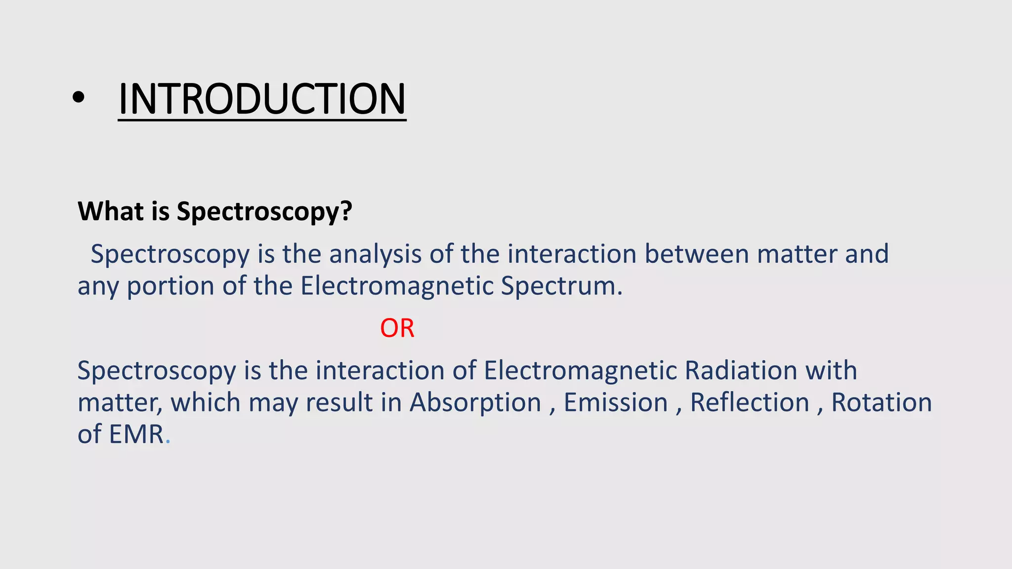 Nmr spectroscopy:- An overview and its principle | PPTX