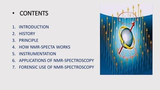 Nmr spectroscopy:- An overview and its principle | PPTX