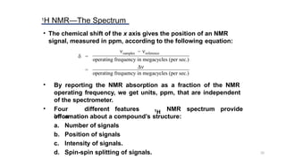 NMR (Nuclear Magnetic Spectroscopy) for pharmacy tx | PPTX