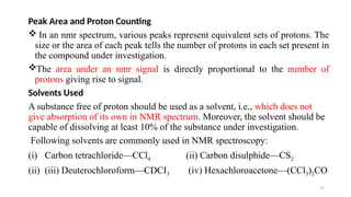 NMR (Nuclear Magnetic Spectroscopy) for pharmacy tx | PPT