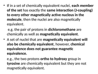NMR spectroscopy PPT MSC analytical chemistry | PPTX