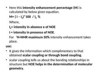 NMR spectroscopy PPT MSC analytical chemistry | PPTX