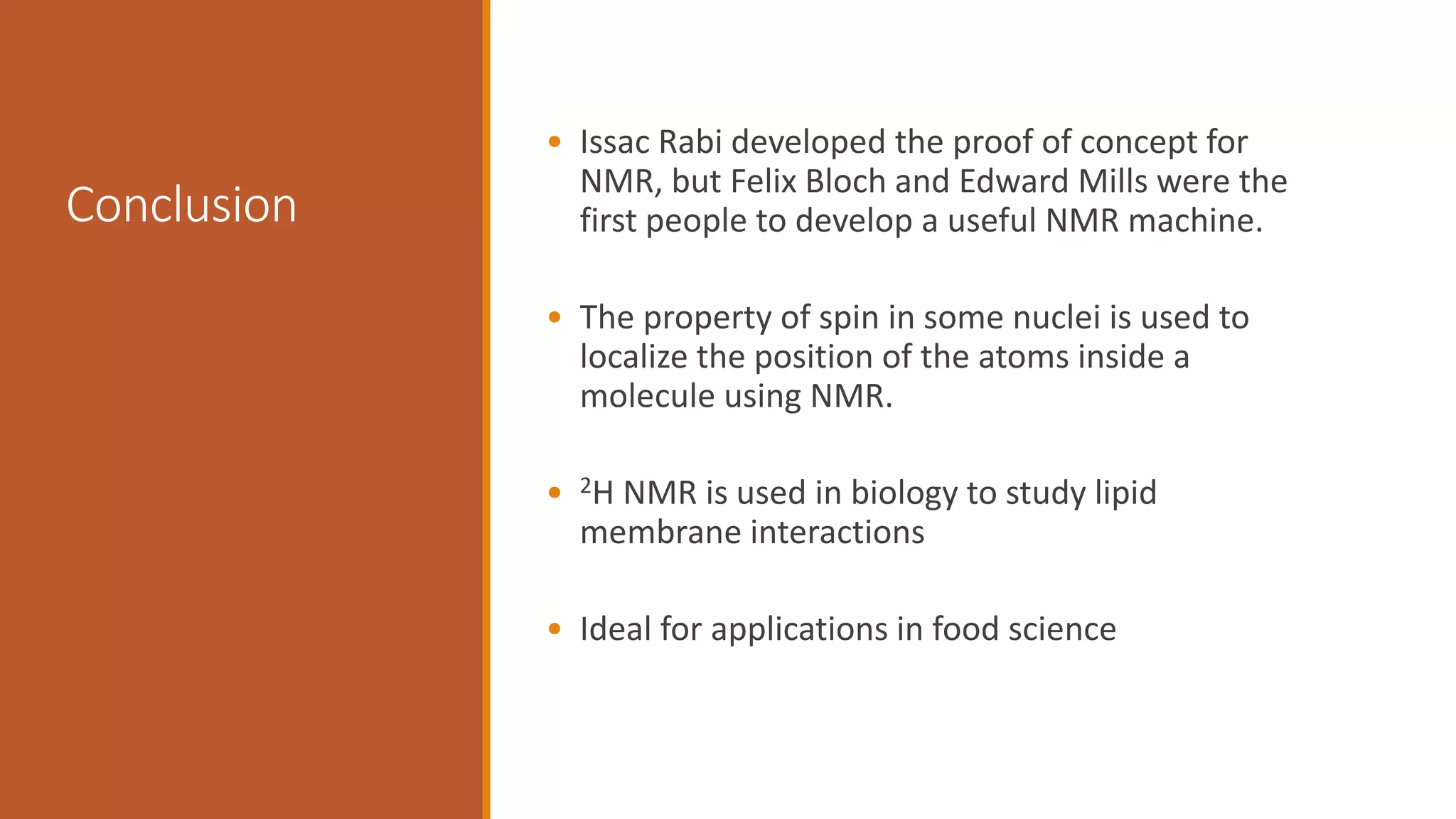 Nuclear Magnetic Resonance | PPT