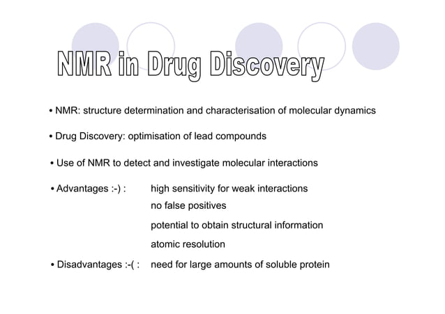 Nmr In Drug Discovery 04 | PDF