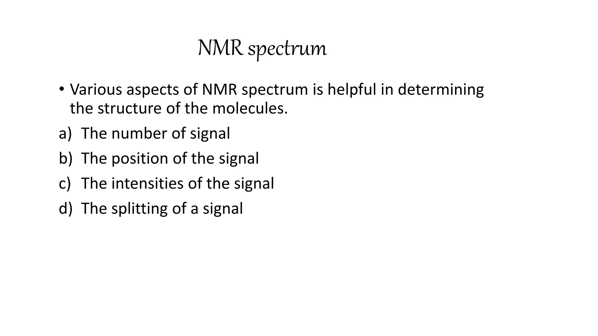 Nmr lect | PPTX