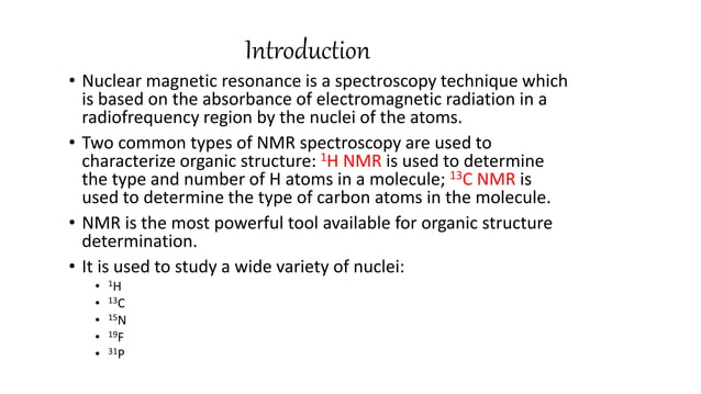 Nmr lect | PPT