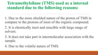 Nuclear magnetic resonance(NMR) and chemical shift | PPTX
