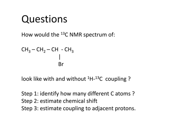 NMR Questions and Answers | PDF | Chemistry | Science