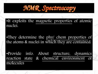 NMR AND MASS SPECTROSCOPY | PPT