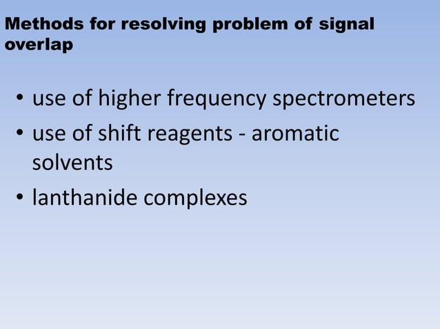 NMR Shift reagents | PPTX | Chemistry | Science