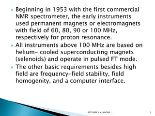 nmr spectroscopy | PPTX