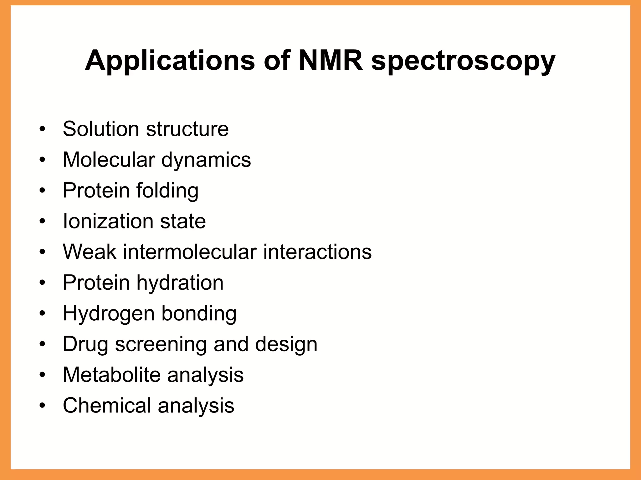Nmr spectroscopy | PPTX