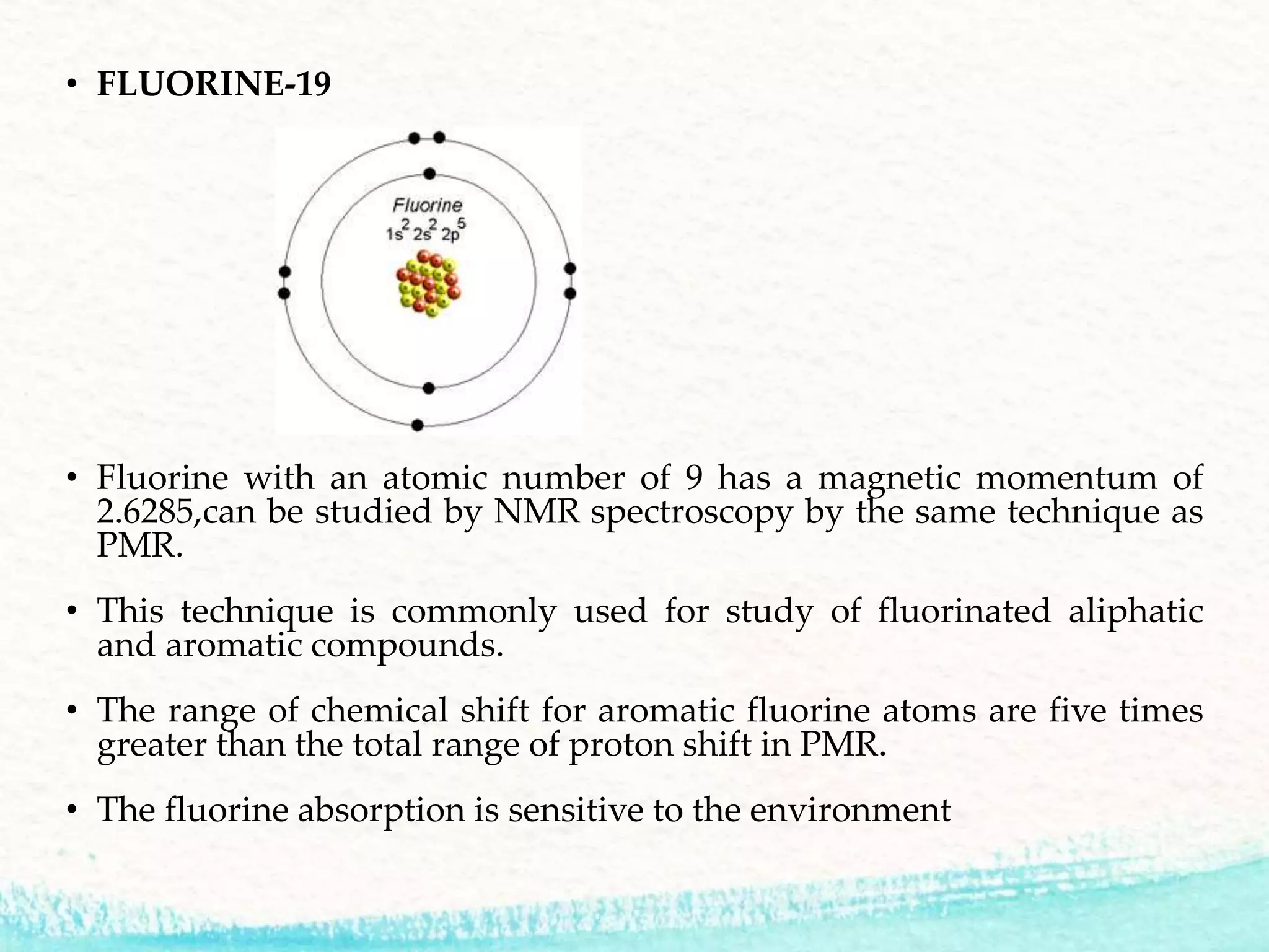 Nmr spectroscopy | PPTX