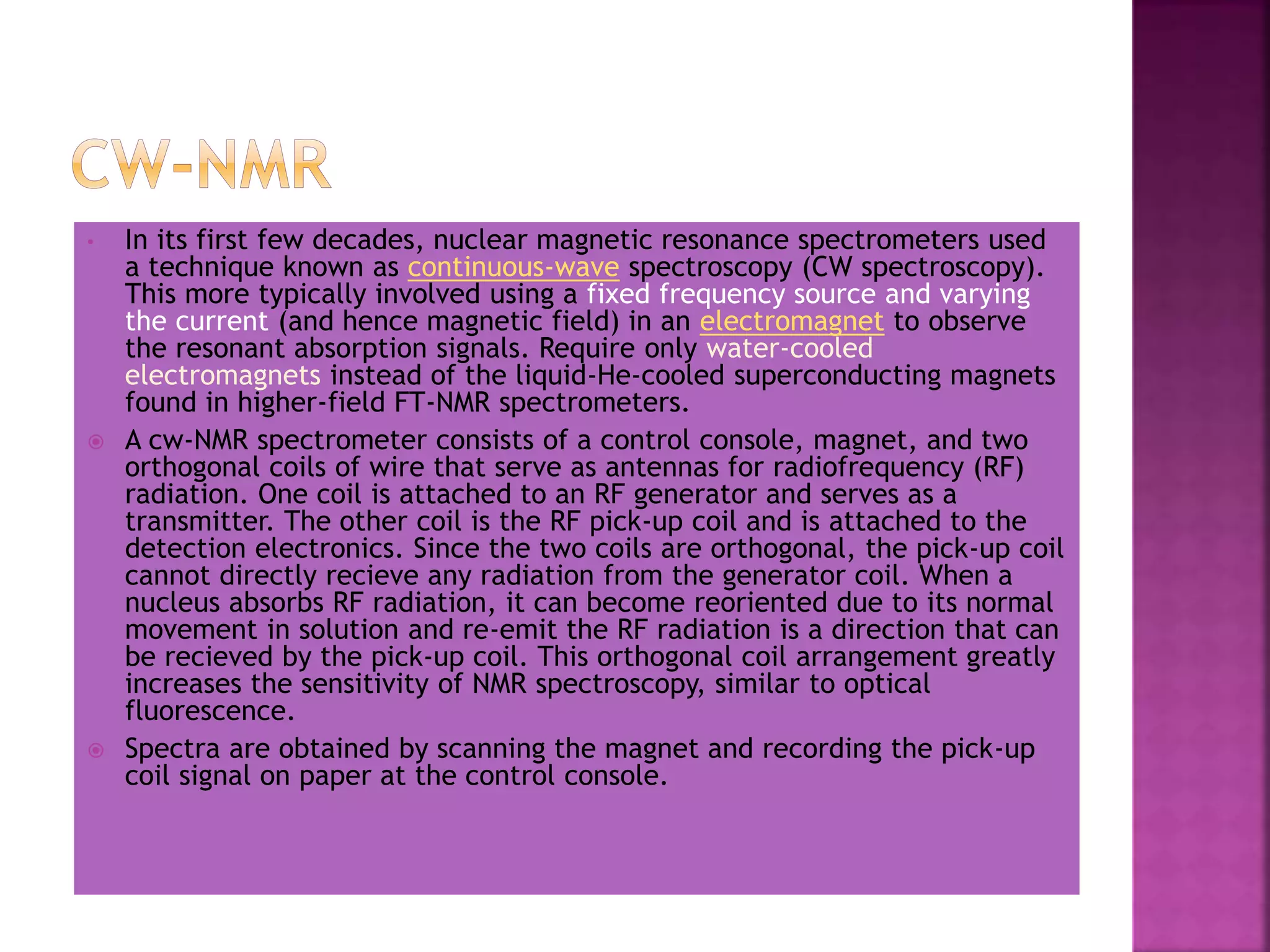 NMR spectroscopy (Pharmaceutical analysis) | PPTX