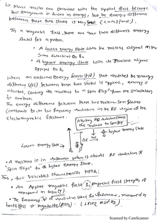NMR spectroscopy | PDF
