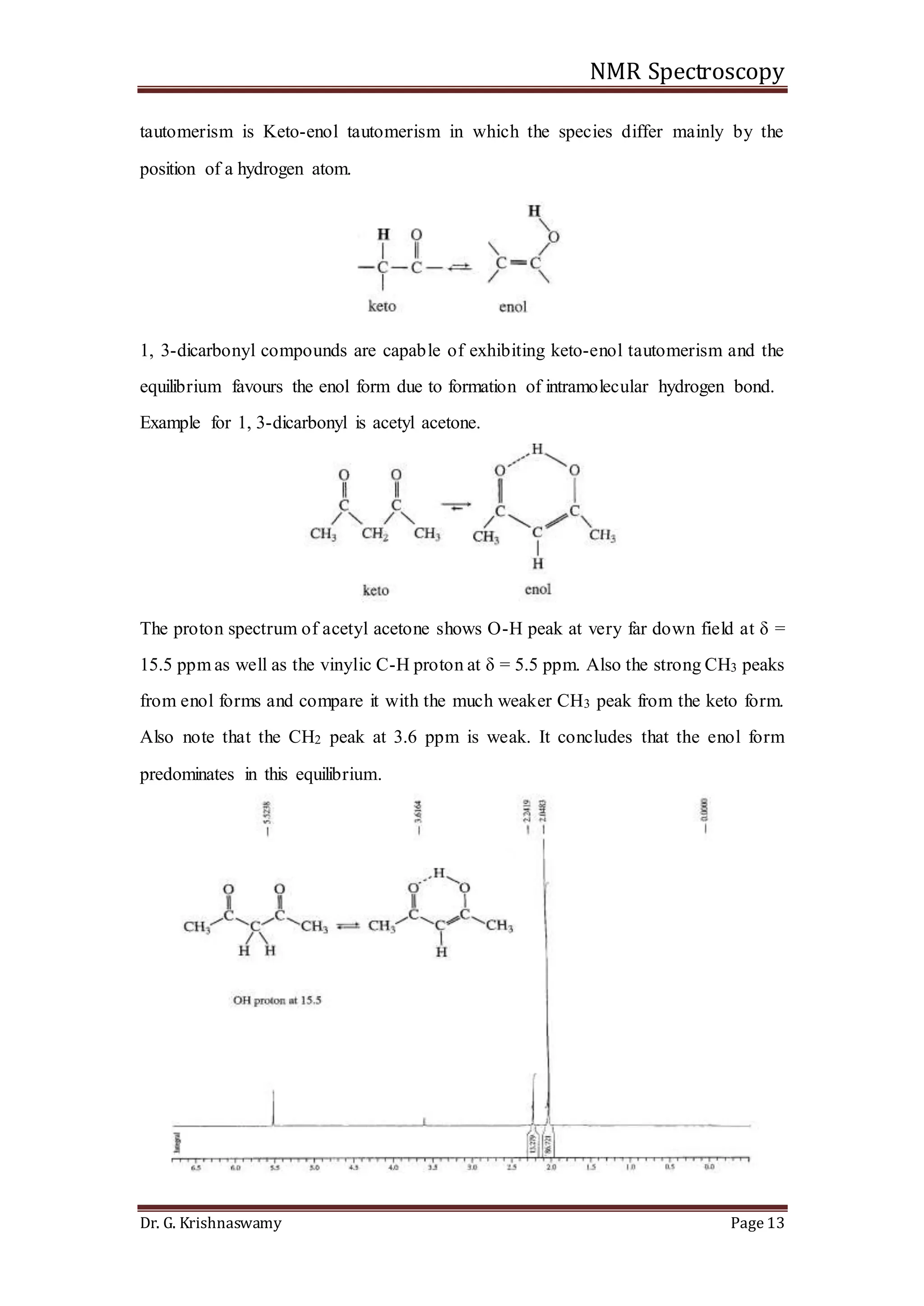 NMR spectroscopy | DOC