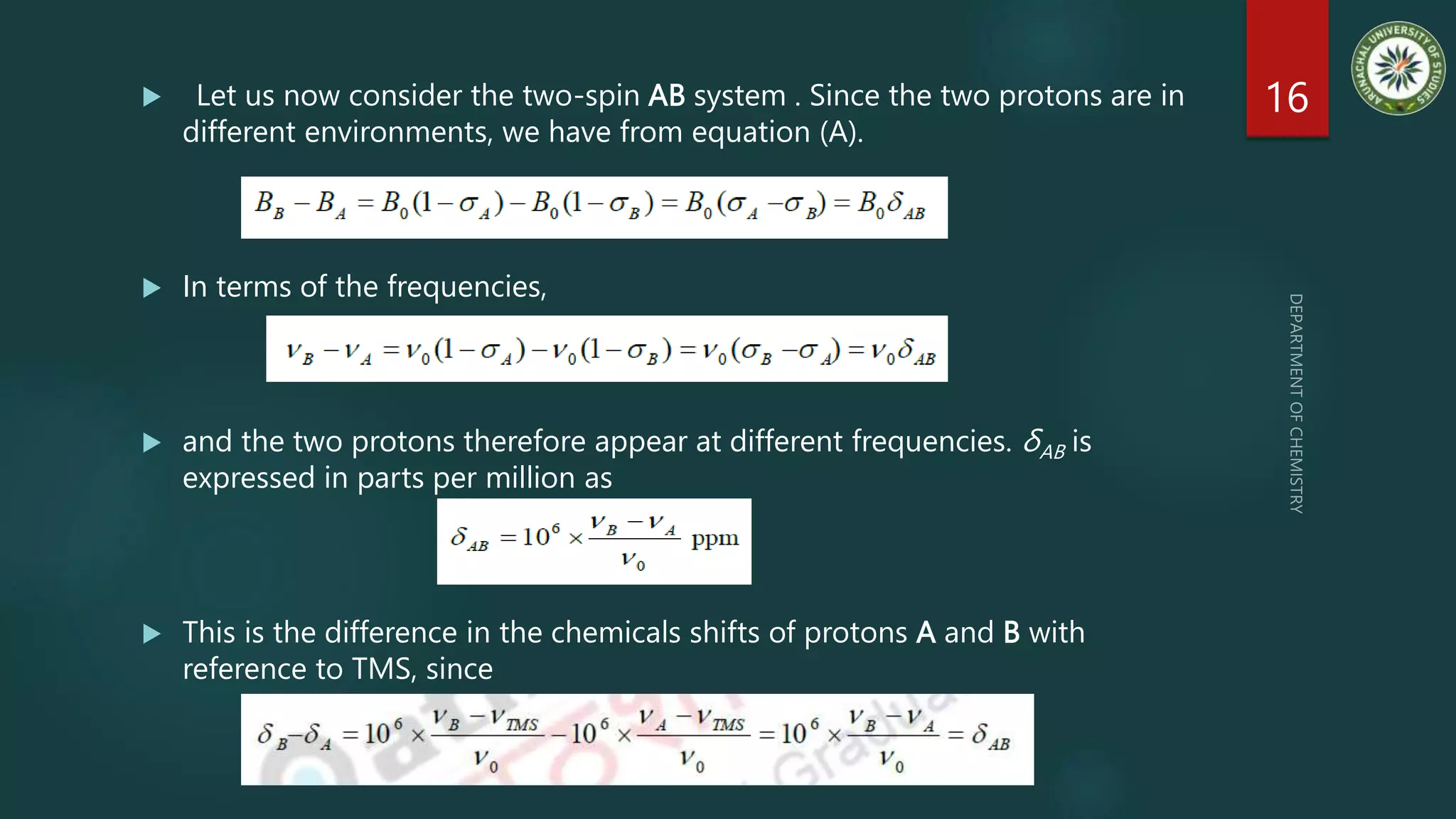Nmr Spectroscopy Pptx