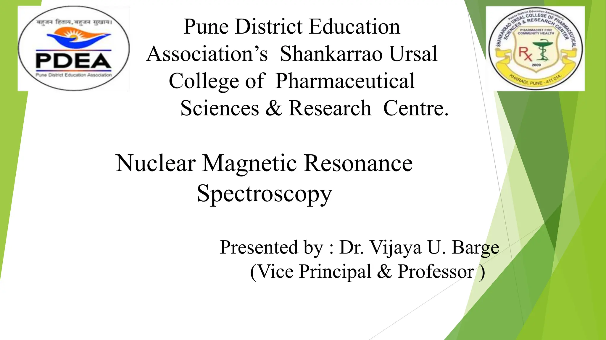 NMR spectroscopy.ppt instrumentation, principle | PPT
