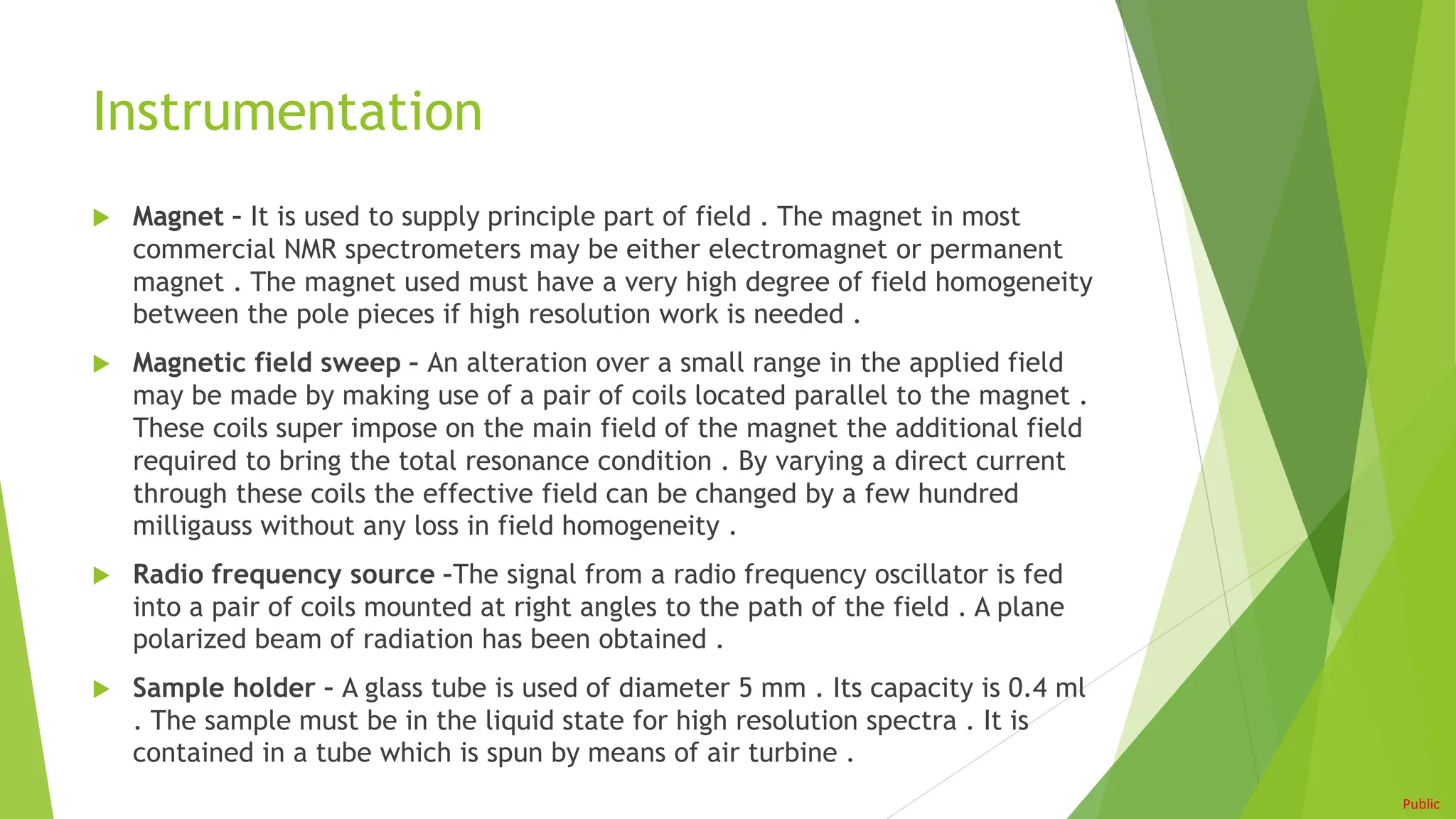 NMR spectroscopy.ppt instrumentation, principle | PPT