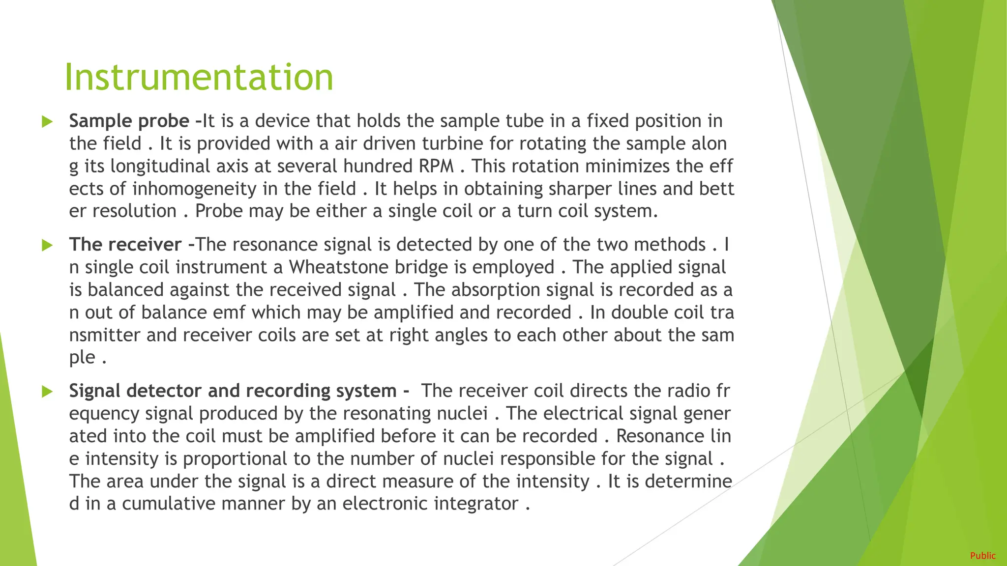 NMR spectroscopy.ppt instrumentation, principle | PPT