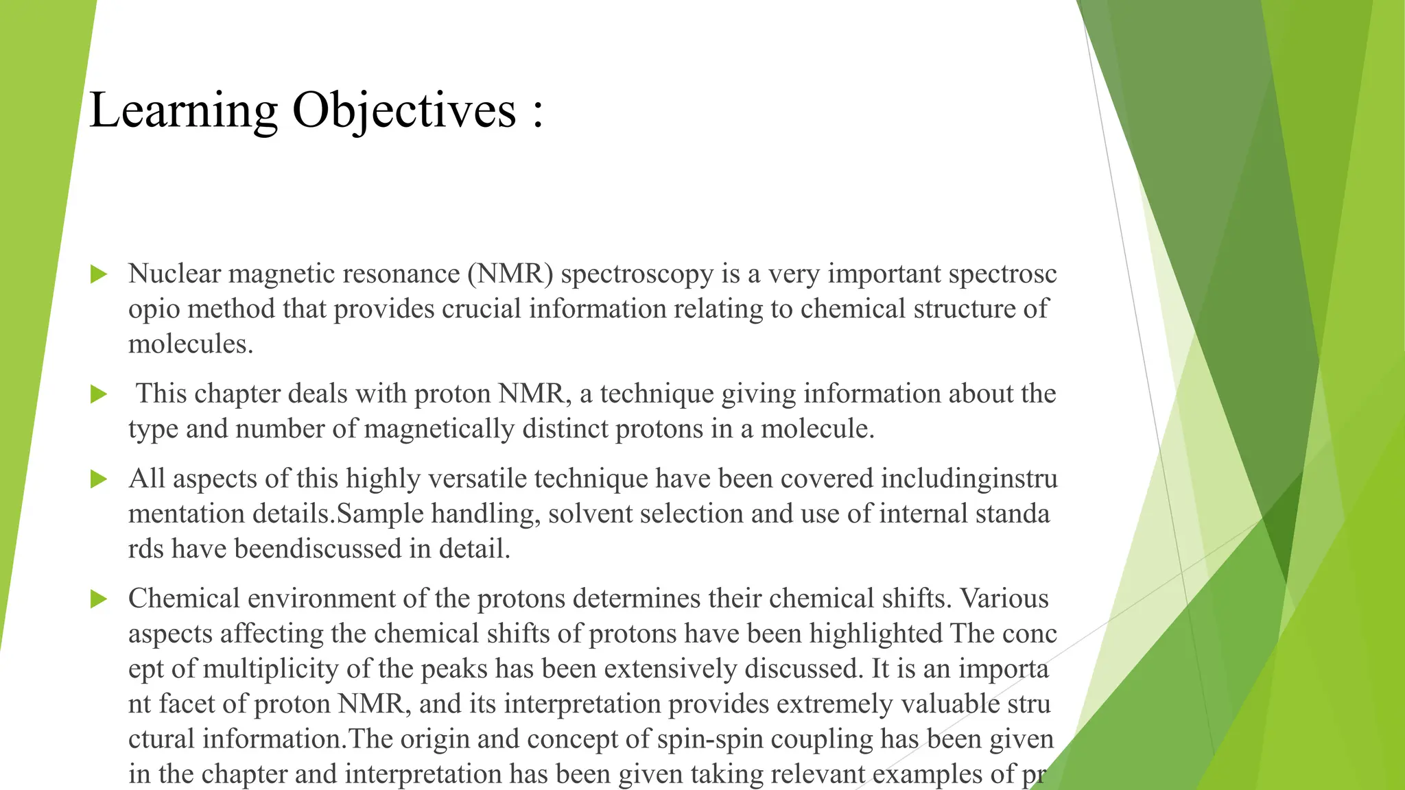 NMR spectroscopy.ppt instrumentation, principle | PPT