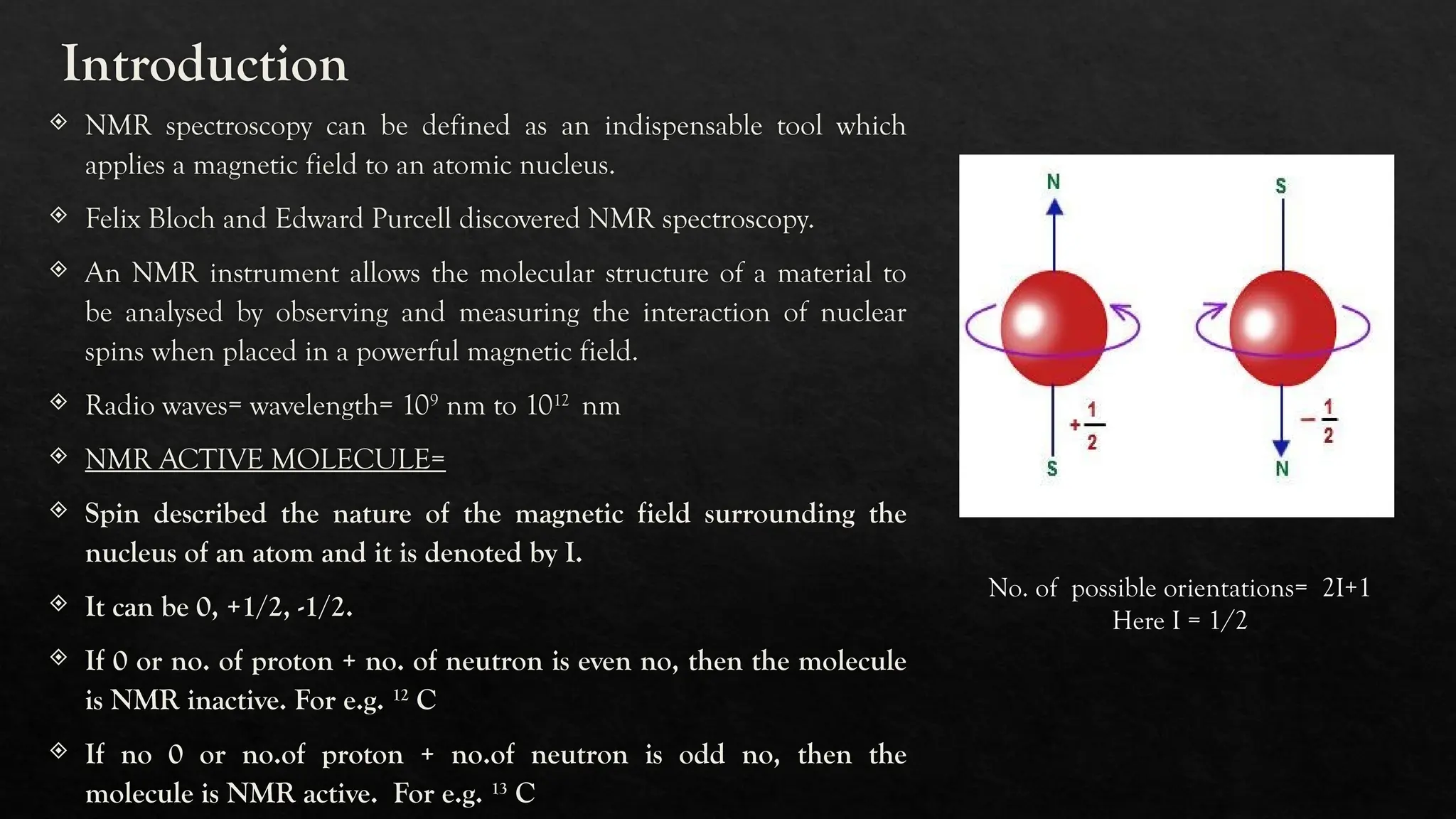 NMR Spectroscopy- bioanalytical techniques | PPTX