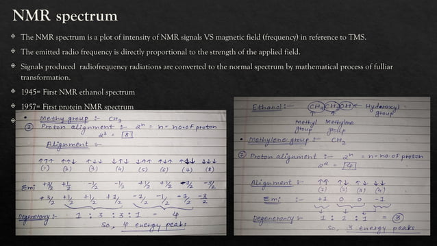 NMR Spectroscopy- bioanalytical techniques | PPTX