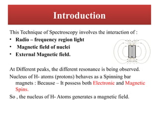 NMR (Nuclear Magnetic Resonance )SPECTROSCOPY.pptx