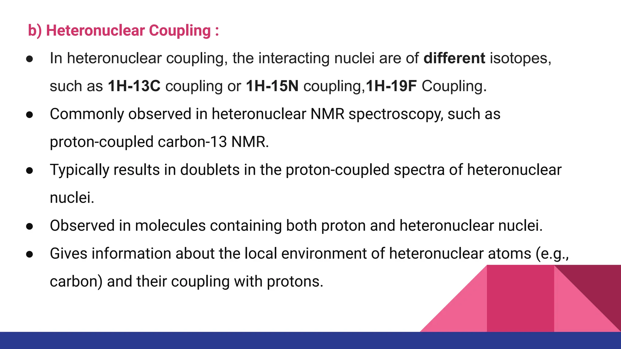 NMR Spectroscopy - Spin spin Coupling-Splitting ,Multiplicity, (n+1 ...