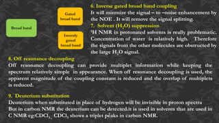Nmr spectroscopy by dr. umesh kumar sharma and susan jacob | PPTX