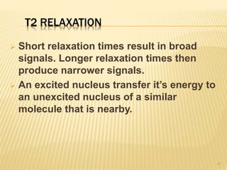 Principle and working of Nmr spectroscopy | PPTX