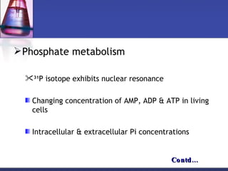 Nmr Spectroscopy In B Iology | PPT