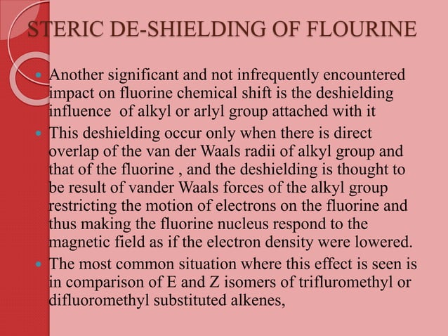 Nmr spectroscopy of fluorine 19 | PPTX