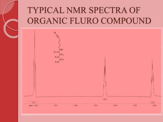 Nmr spectroscopy of fluorine 19 | PPTX