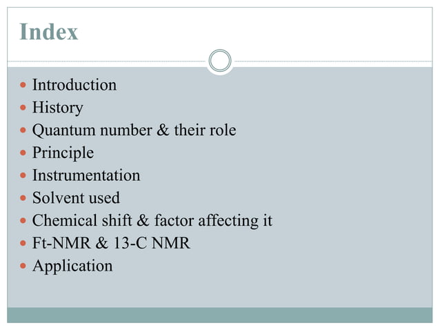 NMR Spectroscopy ppt.pptx | Chemistry | Science