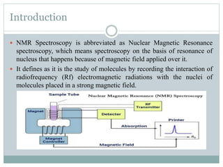 NMR Spectroscopy ppt.pptx | Chemistry | Science