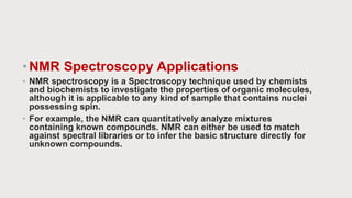 NMR spectroscopy | PPTX | Chemistry | Science