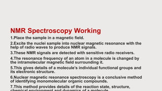 NMR spectroscopy | PPTX | Chemistry | Science