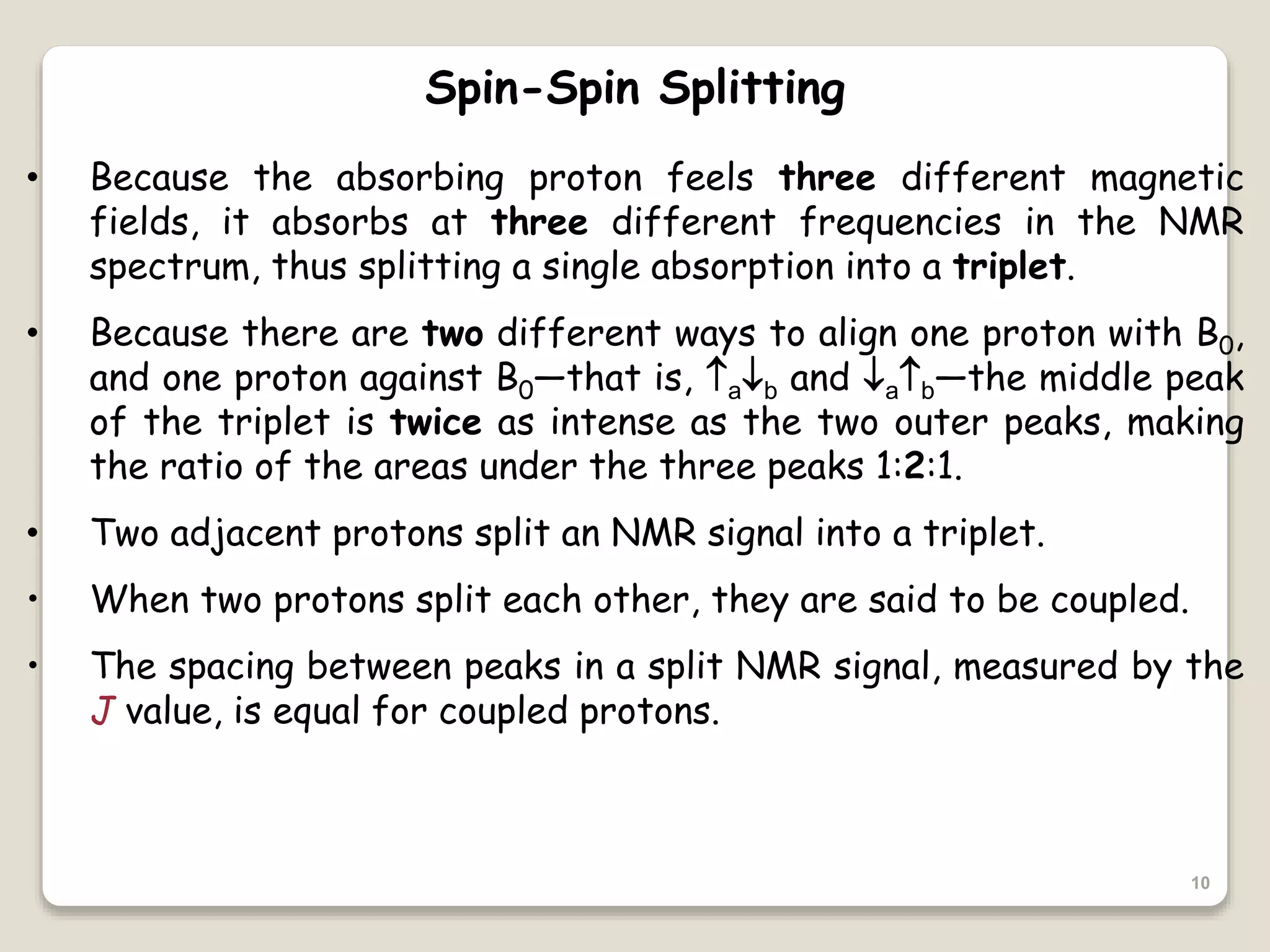 Nmr spin spin coupling | PPTX