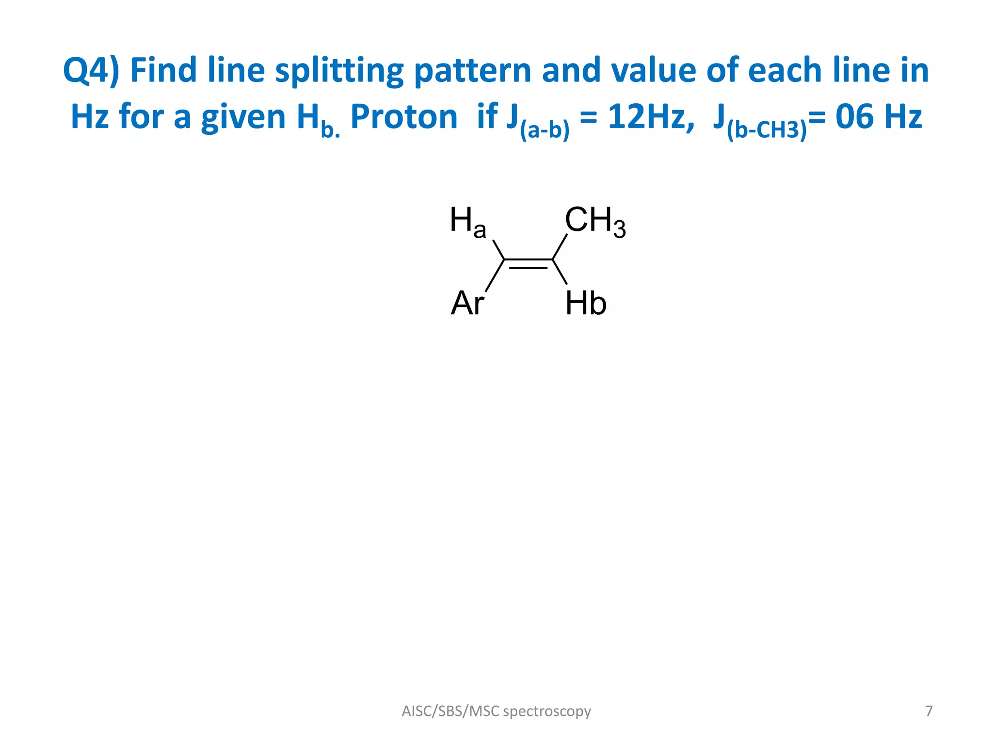 Nmr spltting pattern | PPTX
