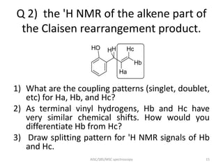 Nmr spltting pattern | PPTX