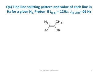 Nmr spltting pattern | PPTX