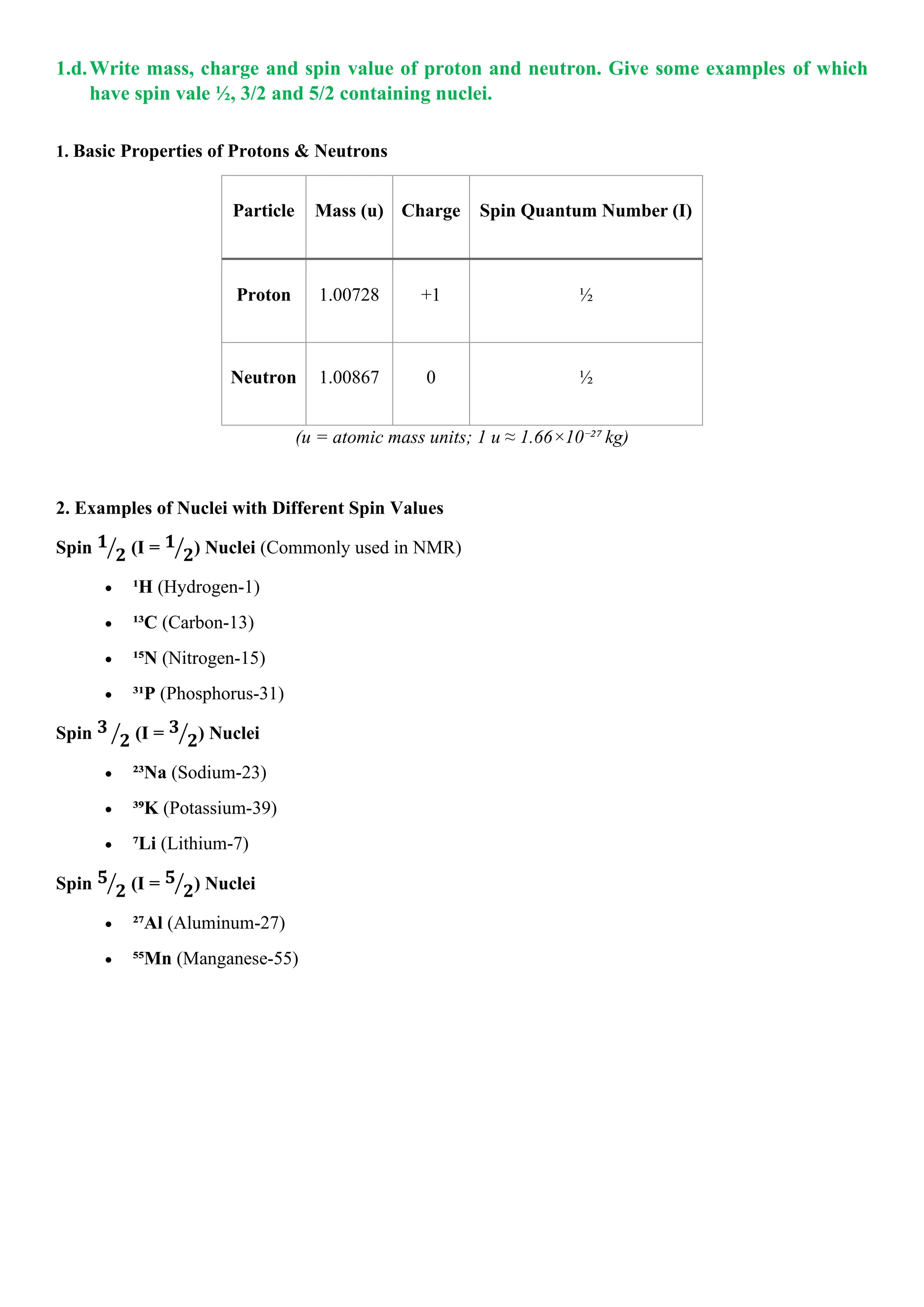 NMR tutorial the overview of Nuclear Magnetic Resources | PDF