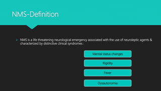 A Case of Neuroleptic Malignant Syndrome | PPTX
