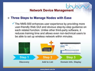 NMS-500 Universal Network Management Controller | PDF