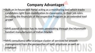 NMS enterprises documentation presentation | PPT