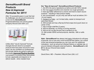 DermaWound for hard to heal woundcare | PDF | First Aid | Injuries